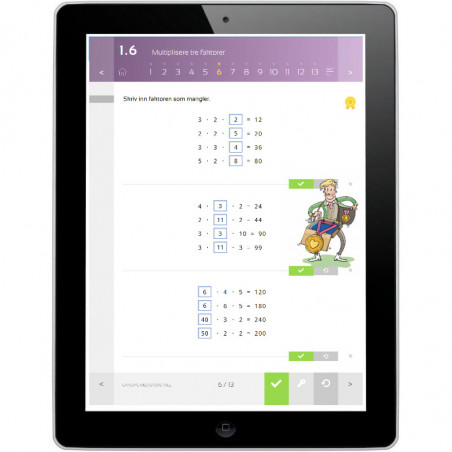 Digitalt læremiddel i matematikk for mellomtrinnet for fagfornyelsen